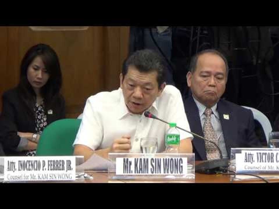 Junket operator names 2 Chinese who brought $81M to PH - video Dailymotion