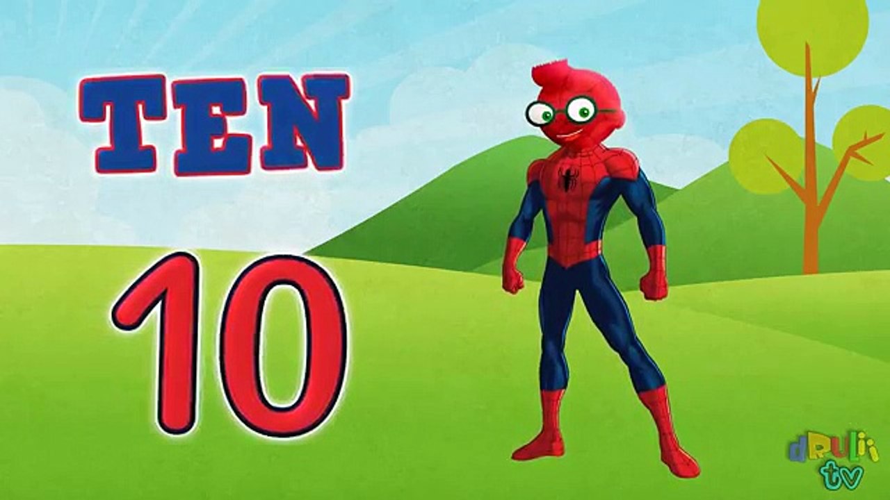 Counting from 1 to 20 with Cartoon charers and Superheroes | Easter ...
