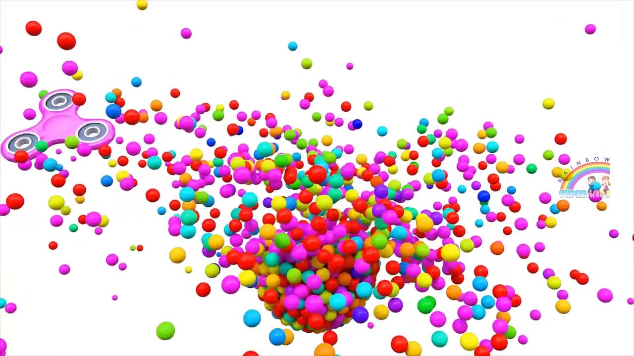 Learn Numbers colors and Shapes with Color Balls Best Learning Videos ...