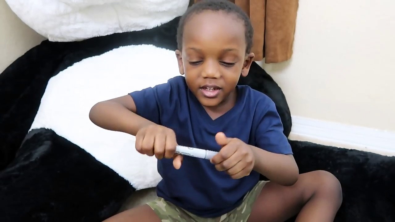 Sharpie Face Prank On Daddy - Dailymotion Video