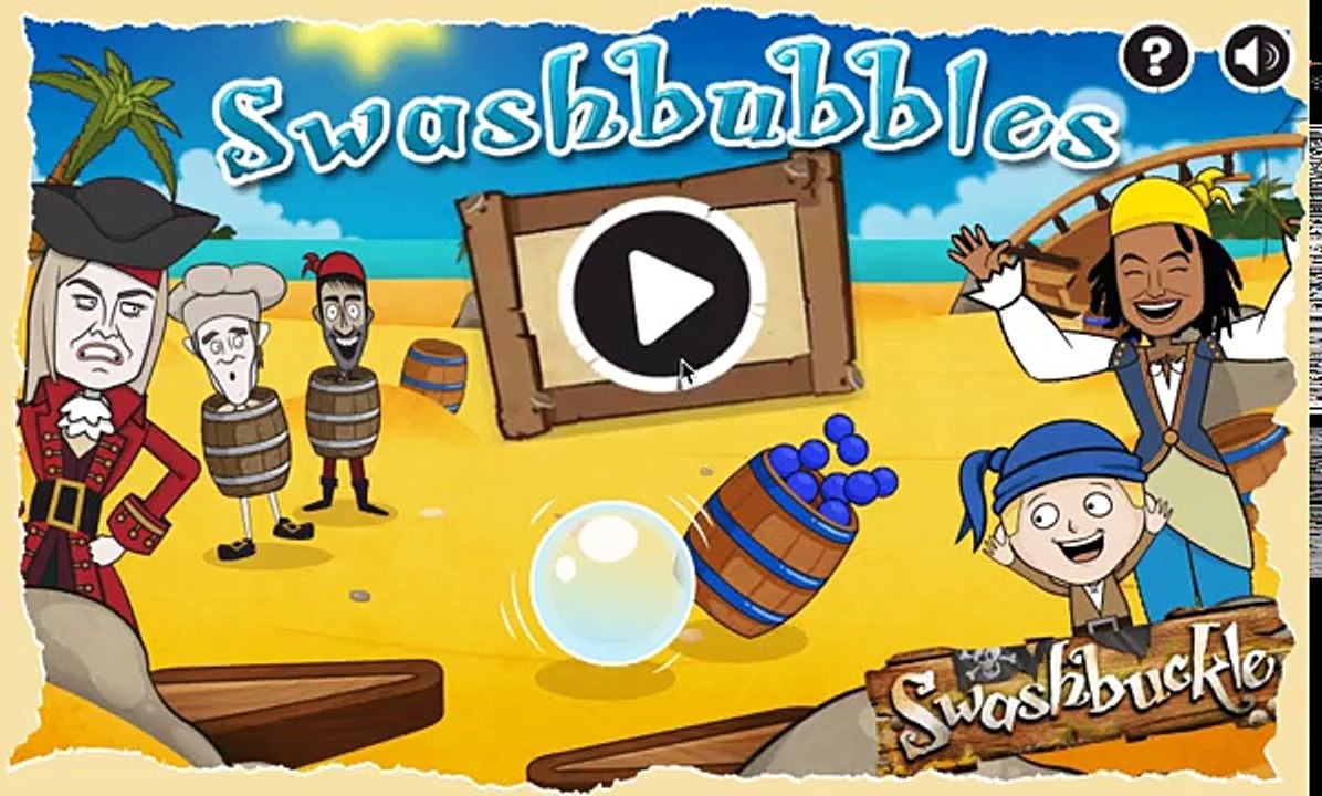 Cbeebies Swashbuckle Swashbubbles Game Orangepop kids - video Dailymotion