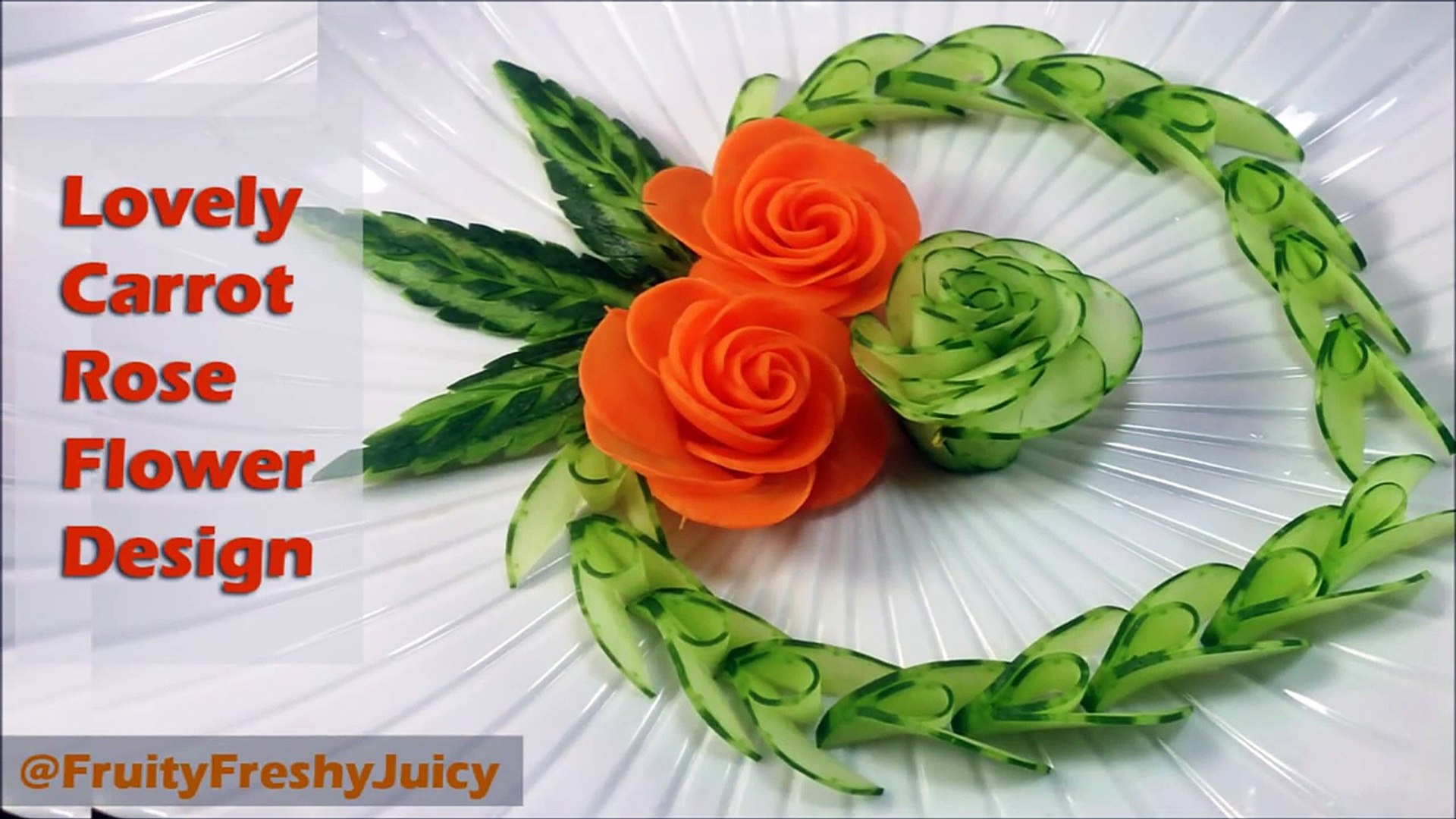 Carrot Flower Garnish
