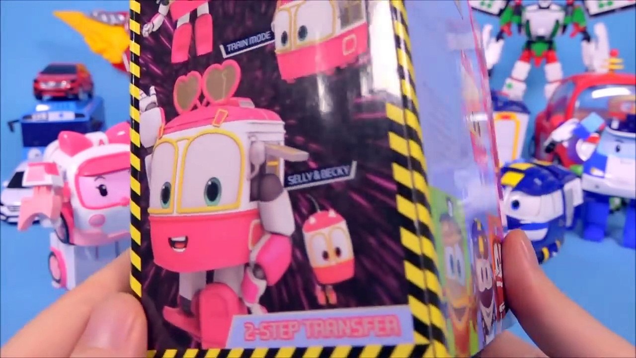 4 로봇트레인 RT 로보카폴리 슈퍼윙스 장난감 4Robot Trains, Robocar Poli, Super Wings ...
