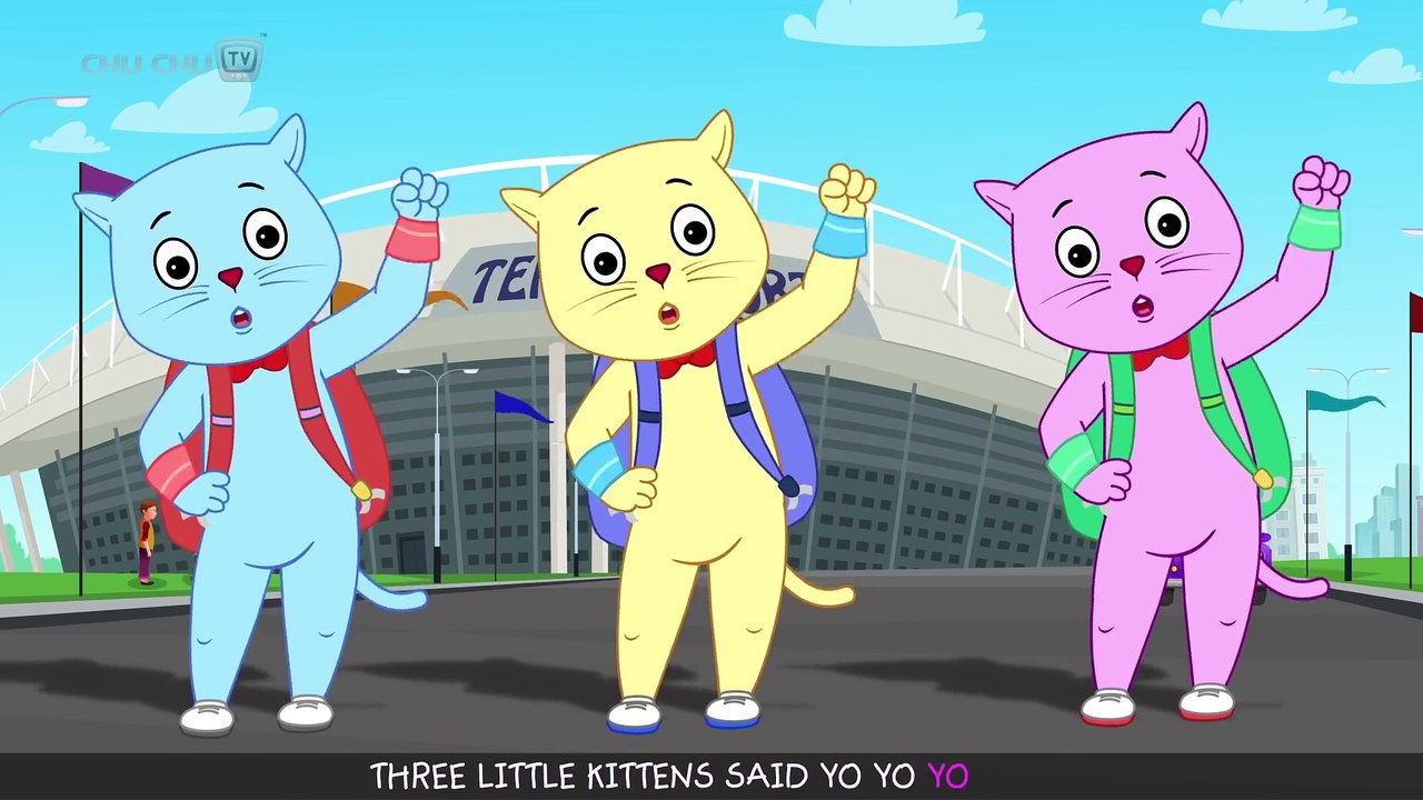 Three Little Kittens Played Games at Rio Nursery Rhymes by Cutians The ...
