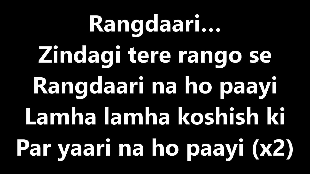 Rangdaari Song Lyrics Video – Arijit Singh – Lucknow Central ...