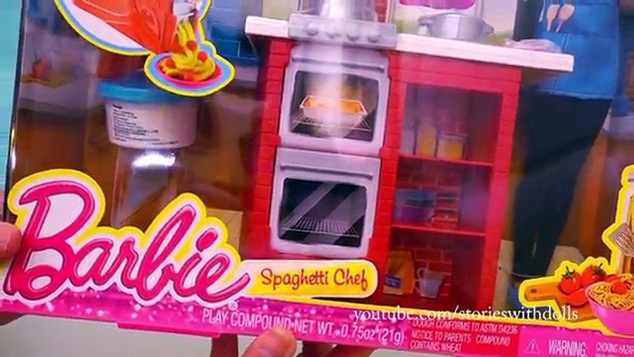 Come Play With Me and This Barbie Spaghetti Chef Play Doh Toys Set ...