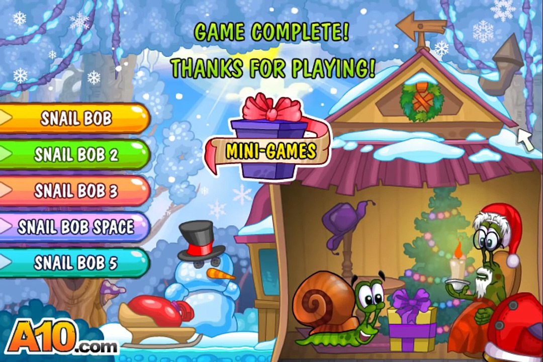 Snail Bob 6: Winter Story Mini Games Walkthrough and Game Preview - A10 ...