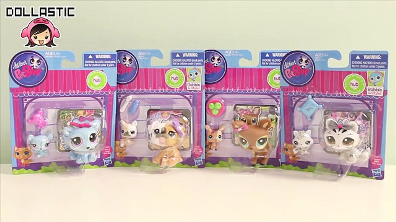 Littlest Pet Shop LPS : Mommy & Baby Set - Bear, Bulldog, Deer & White ...