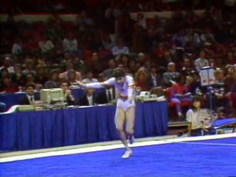 Laura Cutina - Floor Exercise - 1984 McDonald's American Cup - Women ...