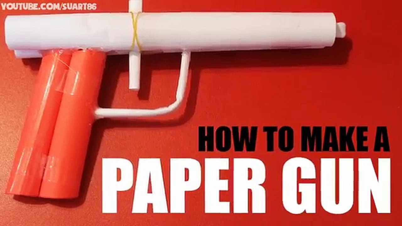 How To Make A Paper Gun That Shoots Paper Bullets