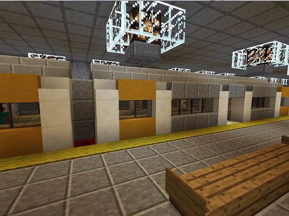 [Vanilla Minecraft] Moving SUBWAY/METRO TRAIN! - Vídeo Dailymotion