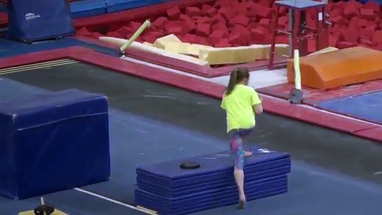 Gymnastics Morning Workout | Vault Training | Whitney Bjerken - video ...