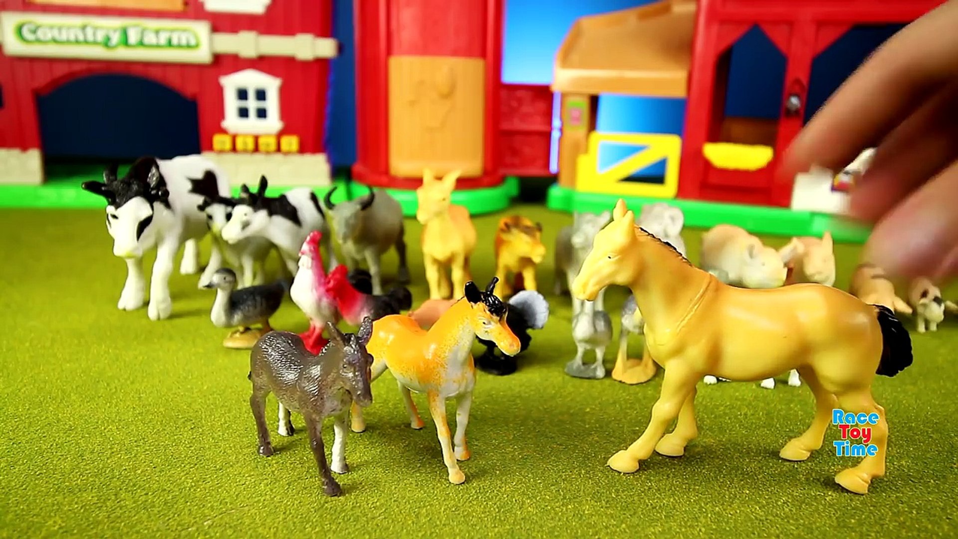 Farm Animals Race Toy Time