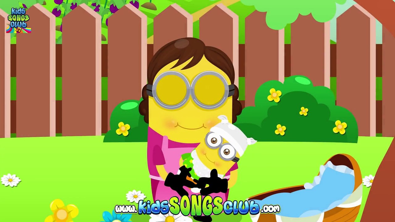 MINIONS Baby Sleeping Lullaby Rock A Bye Baby KidsSongsClub Nursery ...