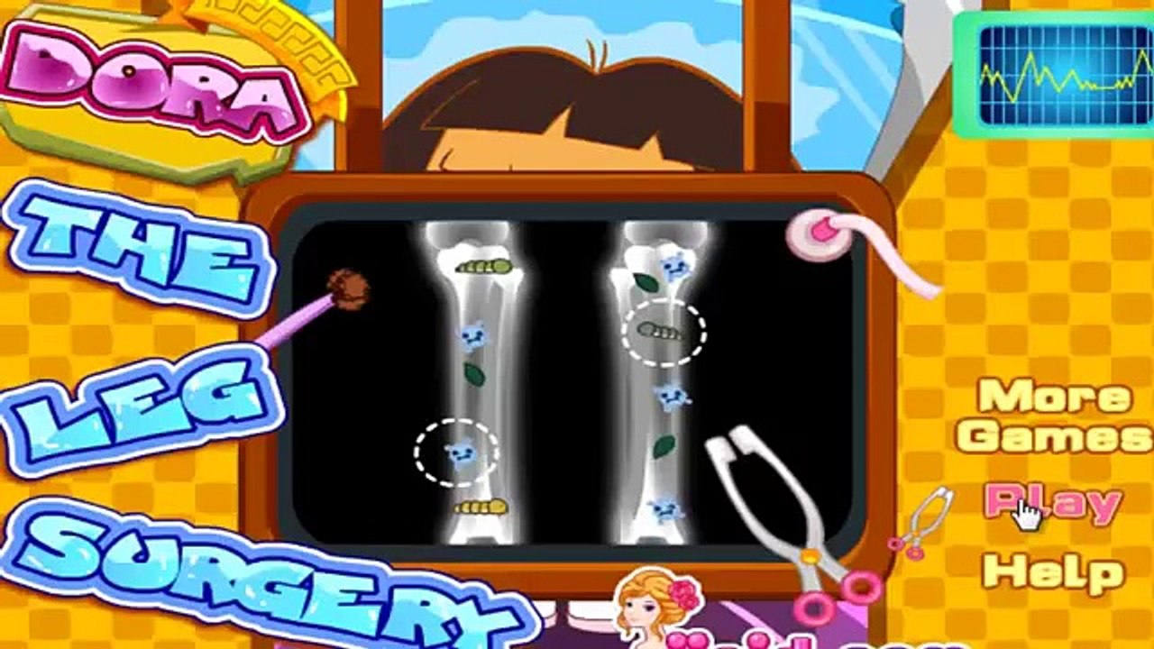 Dora The Explorer Doctor Caring - Doctor help Dora Surgery Cartoon Game ...
