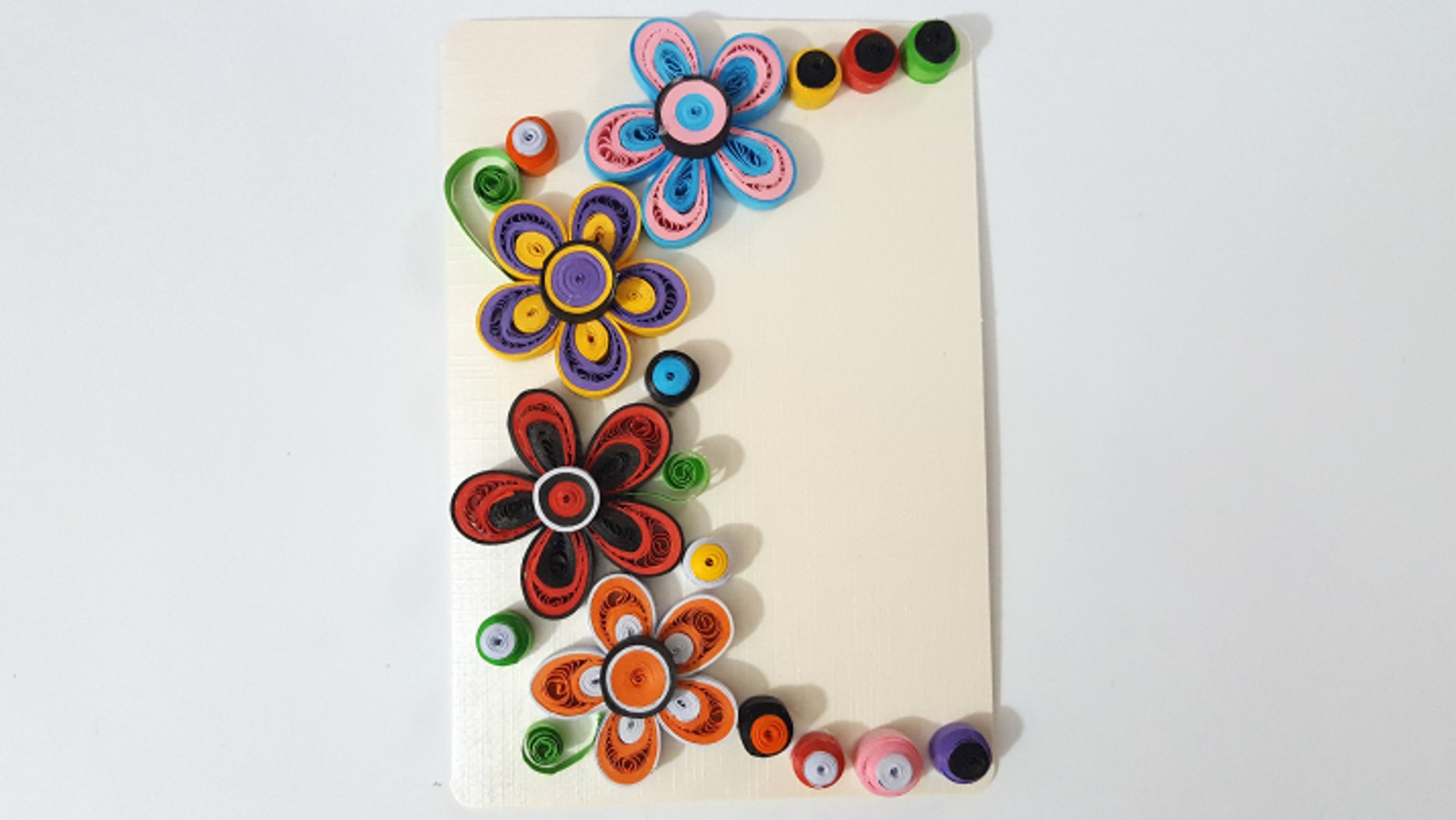 Easy Quilling Cards Designs