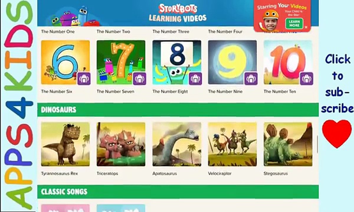 Numbers Counting - Learning Videos by StoryBots – Educational Games and ...