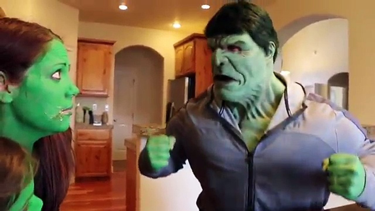 Bad Baby Hulk vs Frozen Elsa vs Blue Spiderman vs Joker & Red Hulk Girl ...