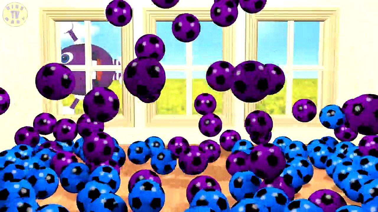 ⚽ Colors Learning For Kids - The Soccer Ball Pit Show - Mr Eggie Show ...