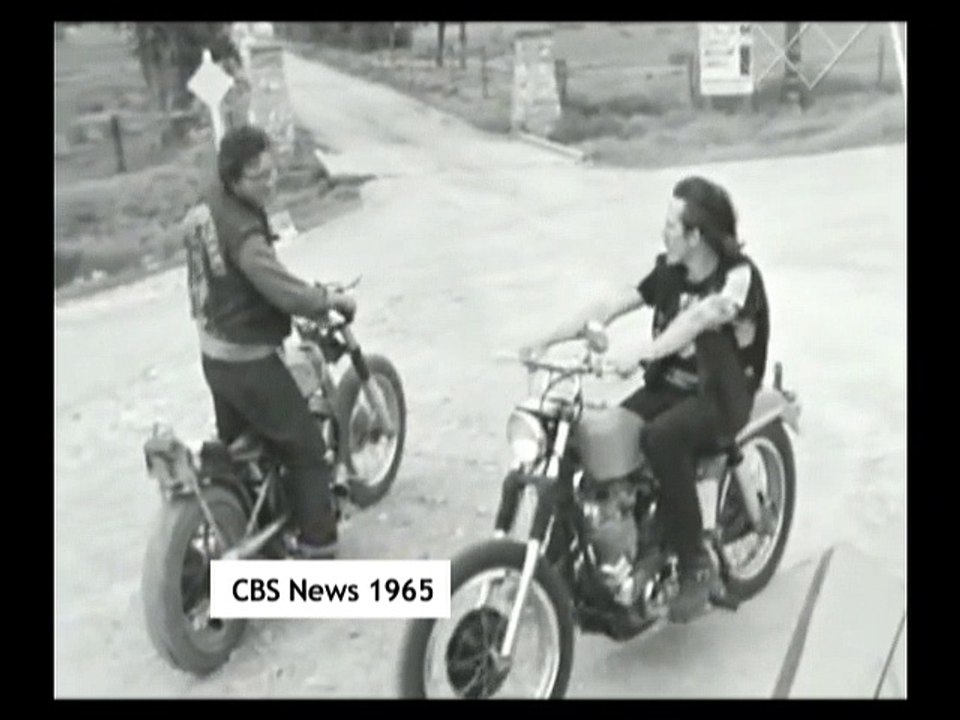 Hells Angels Riding Their Harleys On Highway (1965) - video Dailymotion