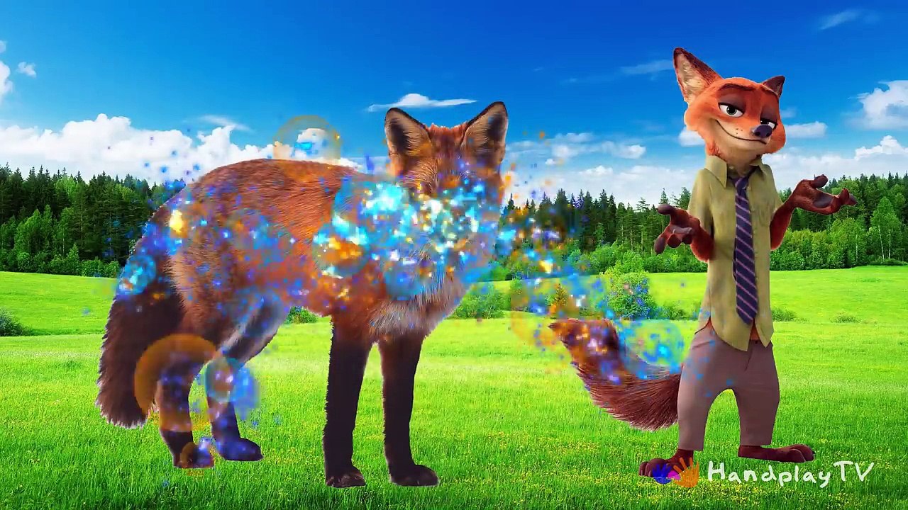Wild Animals for Kids, Learn Animals Wild with Cartoon & Real Animals ...