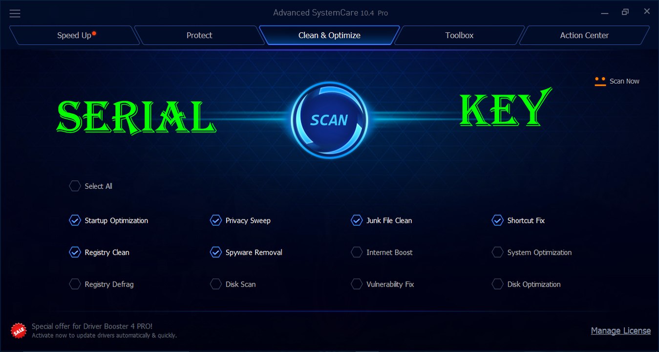 Advanced SystemCare 10 PRO Serial Key Free Activation : 2018 - video ...