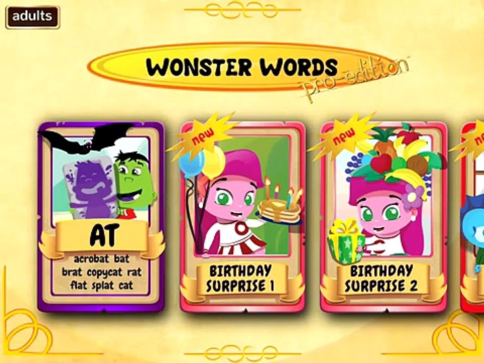 Wonster Words - spelling with ABC phonics - Birthday Surprise 1 – Видео ...