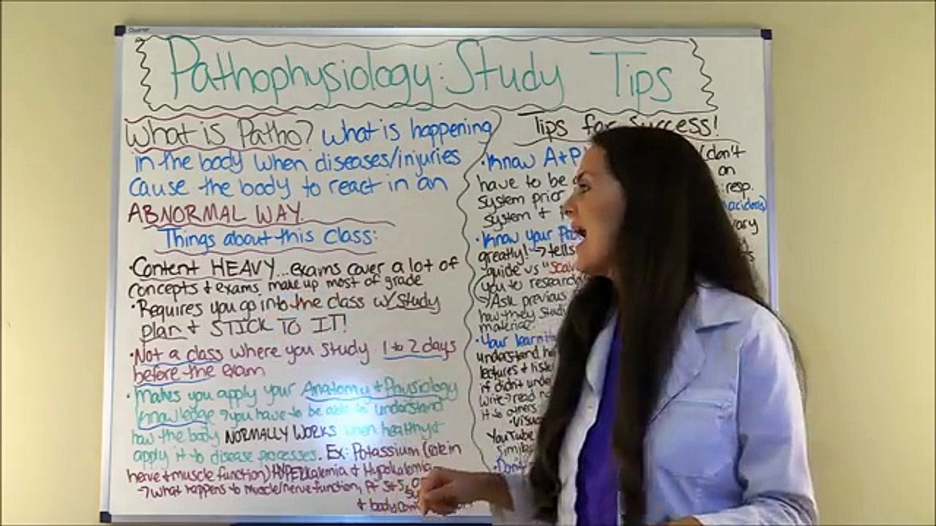 How To Study For Pathophysiology In Nursing School Study Poster