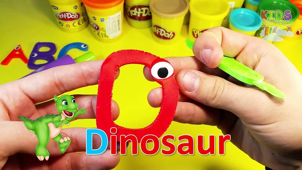 A to Z Play Doh Alphabet Animals A - Z ABC Playdoh Letra English Play ...
