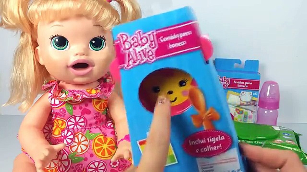 Baby Alive Comilona Comprinhas para a Baby Alive Sara Minha Boneca ...