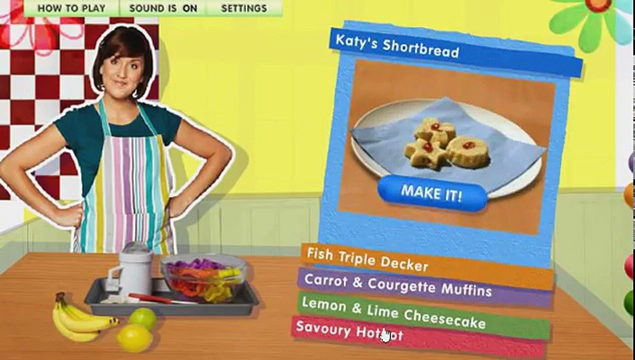 Cbeebies I Can Cook Katys Shortbread Game – Видео Dailymotion