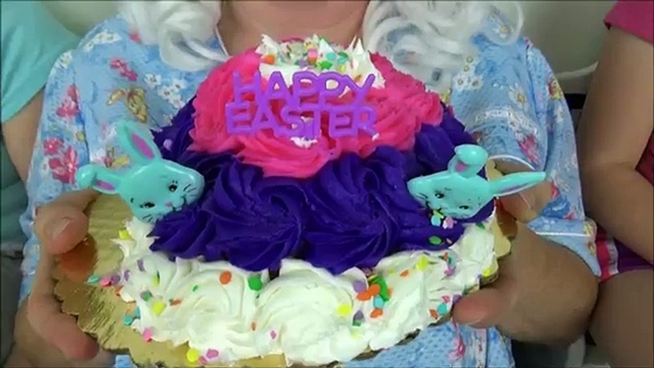 Easter Basket Toys Candy Cake Challenge Granny Victoria Annabelle Toy ...