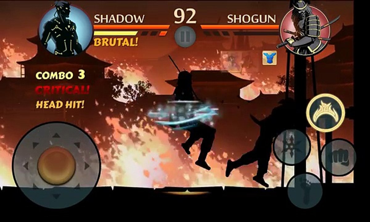 Shadow Fight 2 - Shogun fighting with max level and TITAN weapon ...