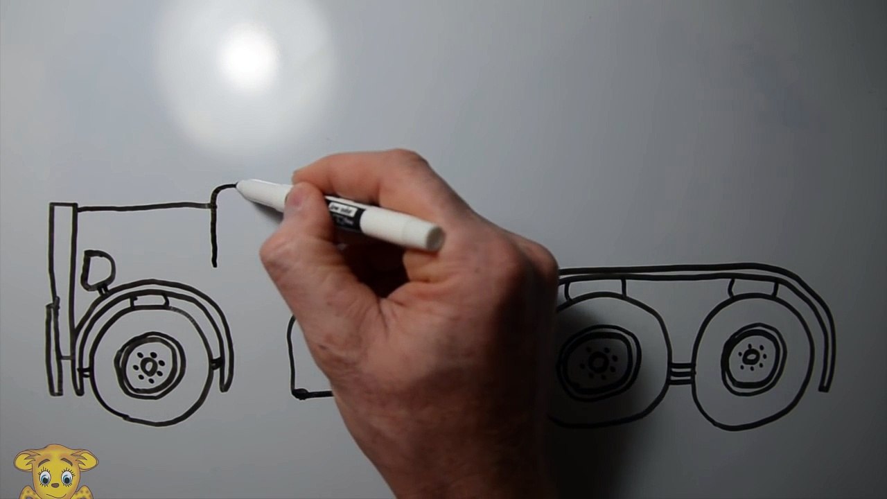 Learn How to Draw a Truck - Big Rig Drawing by LITTLE PUMA! - video ...