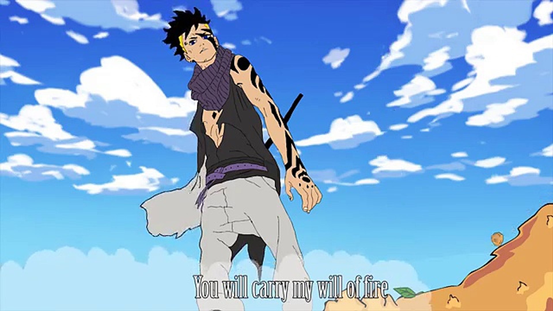 Naruto Sasuke Death Fan Animation 4k60 Fps Youtube