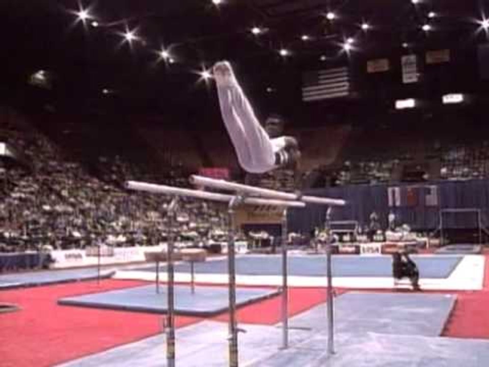 Chainey Umphrey - Parallel Bars - 1995 Visa Gymnastics Challenge - Men ...