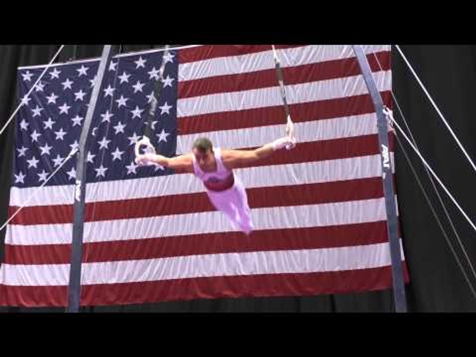 Drew Moling - Still Rings - 2014 P&G Championships - Sr. Men Day 1 ...