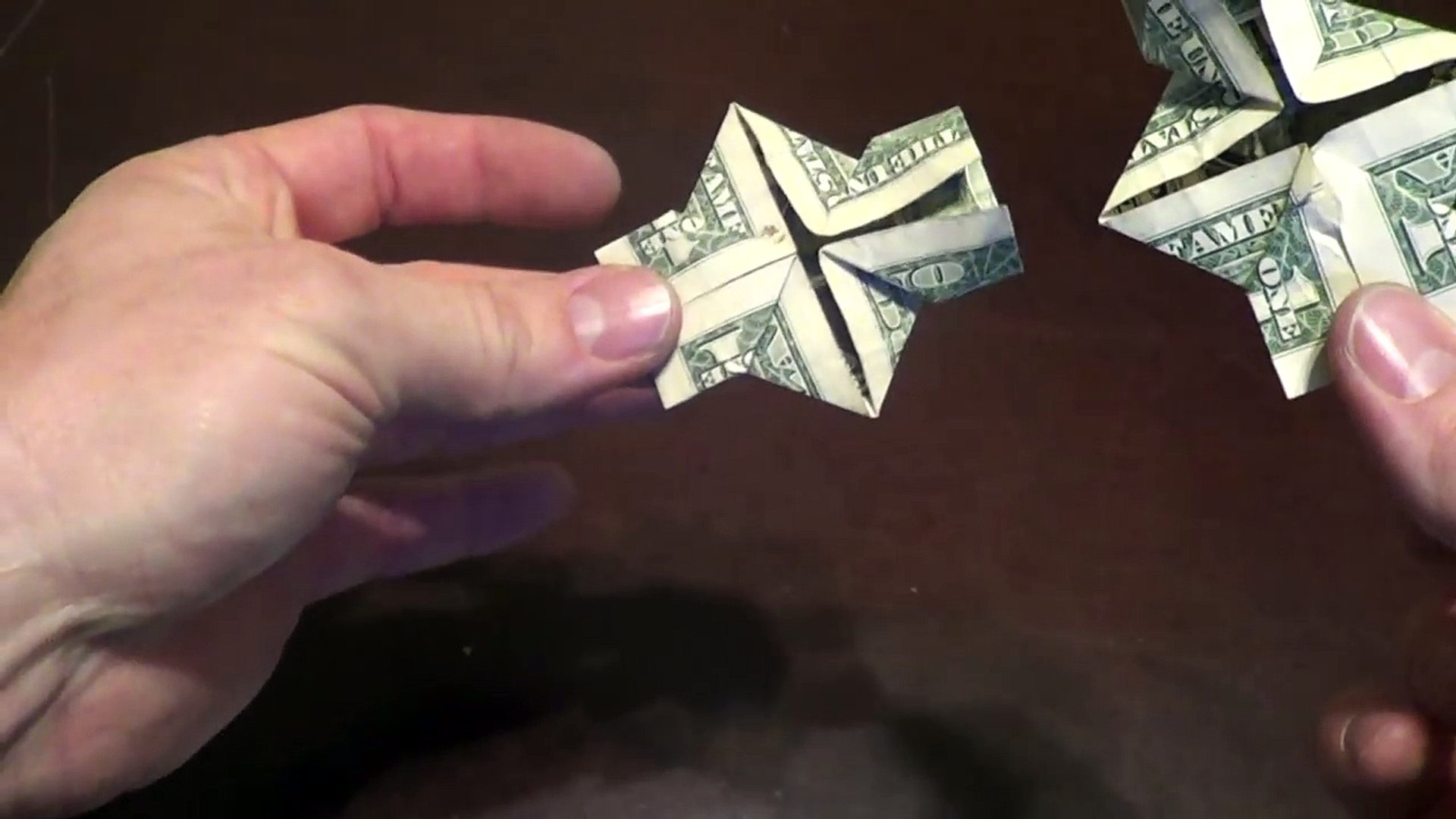How To Make A Dollar Ring Origami How To Fold A Dollar Gift Box Easy