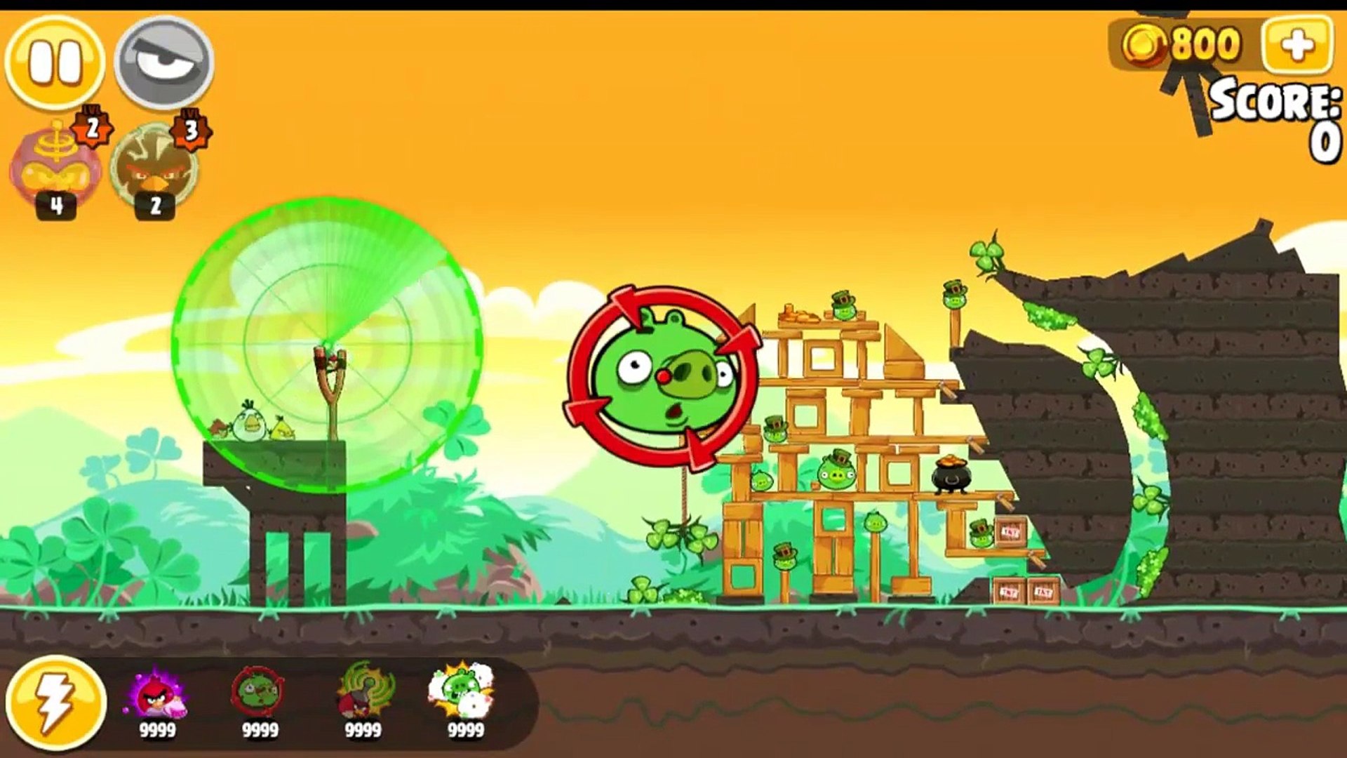 Angry Birds Seasons Go Green Get Lucky