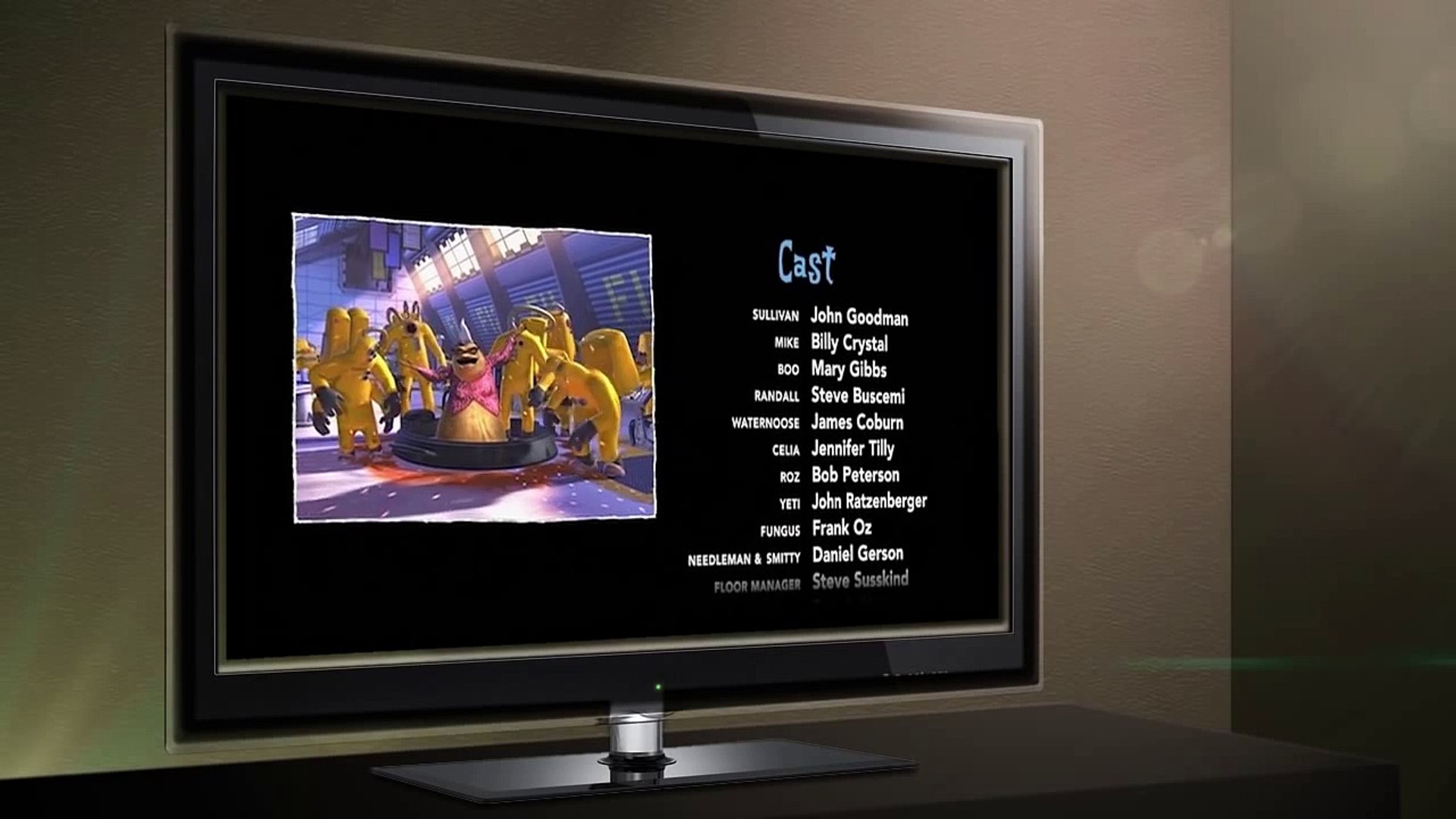 Monsters Inc Credits