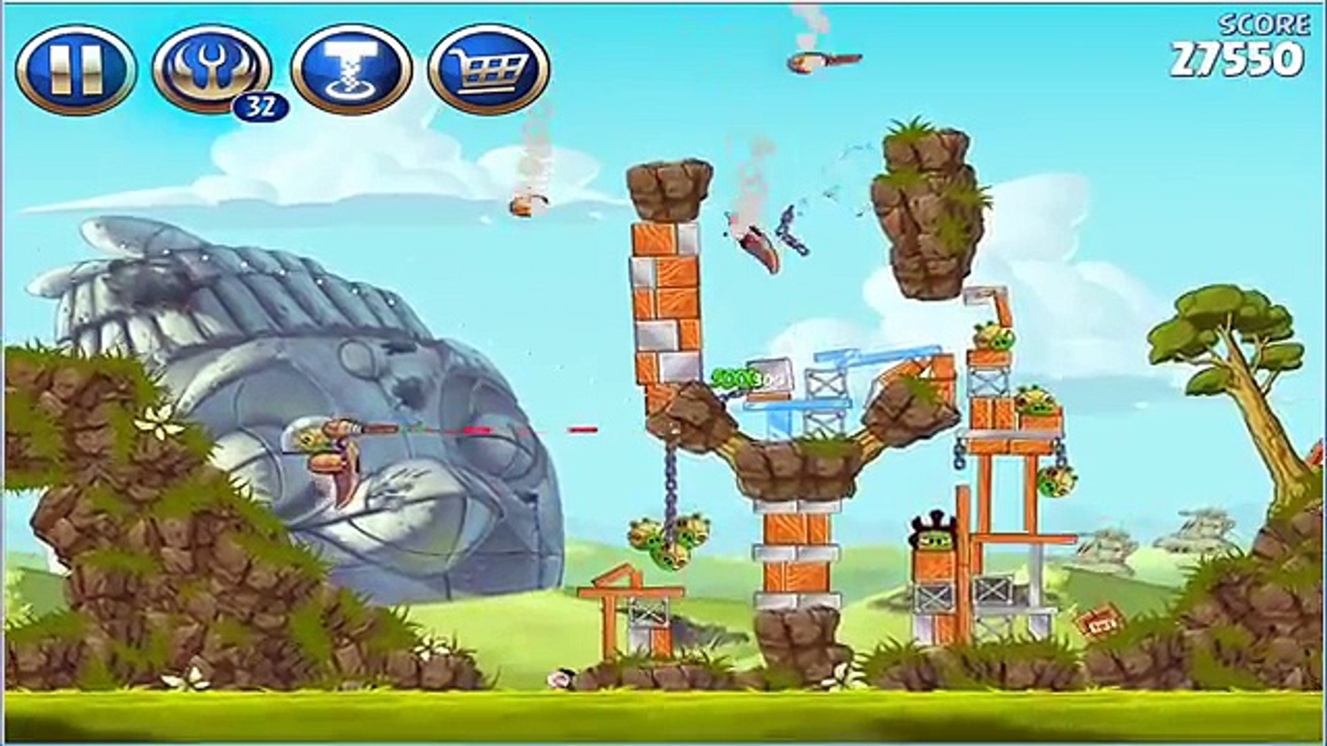 Angry Birds Star Wars Level Background