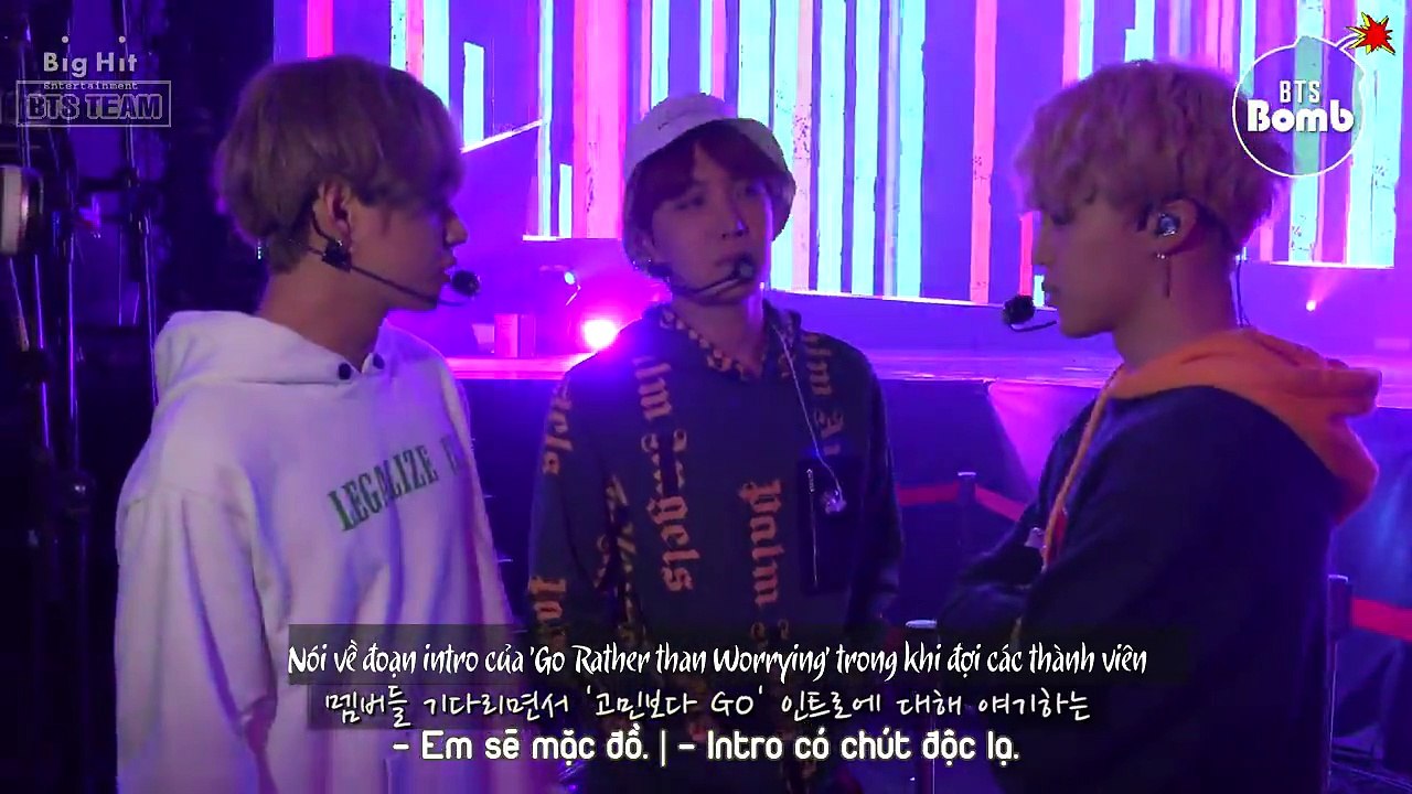 [Vietsub][BOMB] Behind the stage of 'GO GO' @BTS DNA COMEBACK SHOW ...