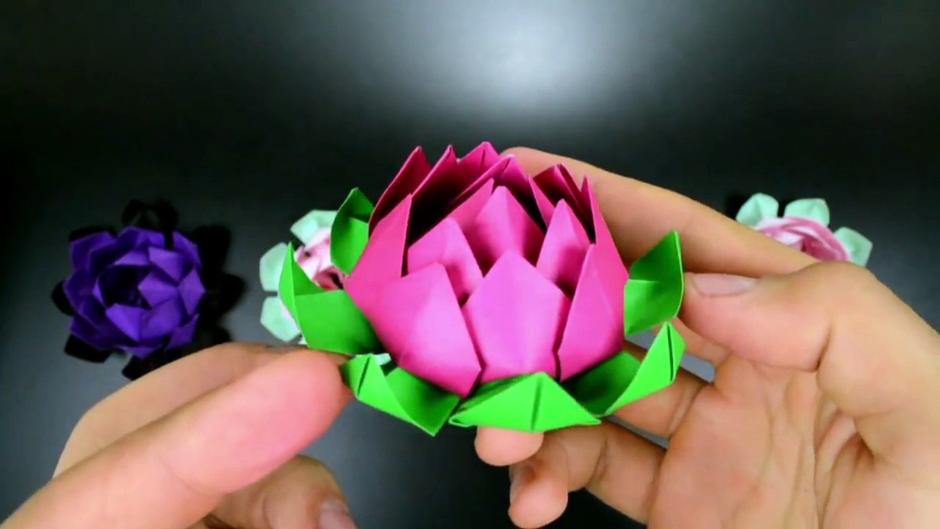 Diy Origami Lotus Flower Incredible Origami Lotus Flower