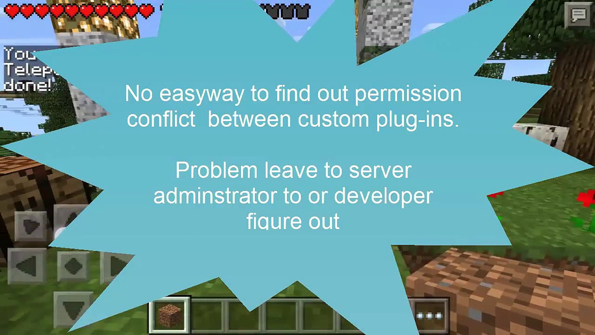 Minecraft Command Permissions Luisa Rowe MITRE 2021