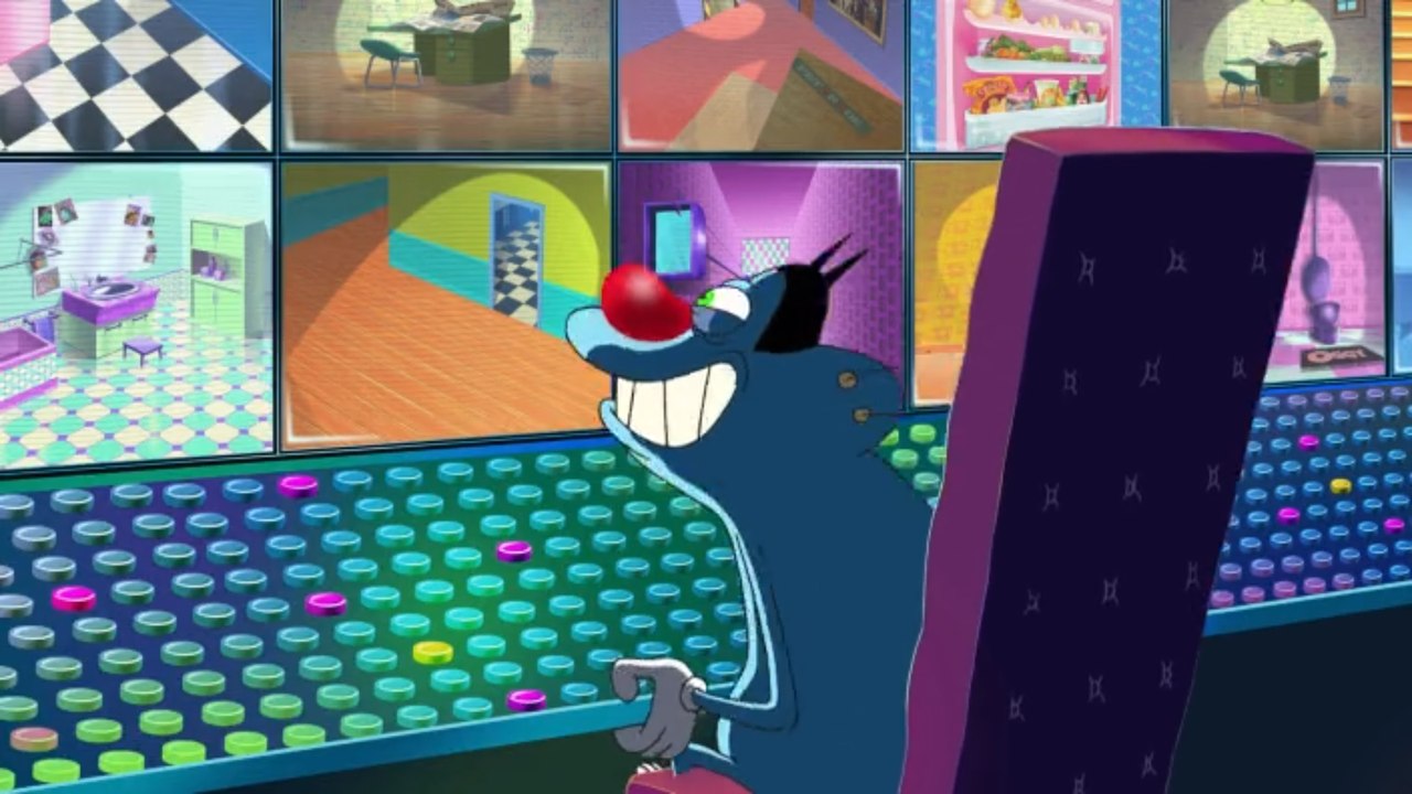 Oggy and the Cockroaches in HINDI DUBBING: Panic Room ( S4 Ep:3_1 ...