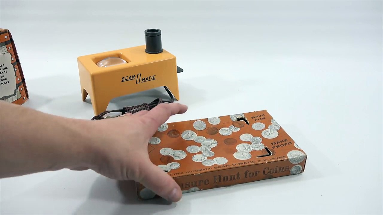 Electric Automatic SCAN-O-MATIC Coin Viewer Kids Treasure Hunt For ...