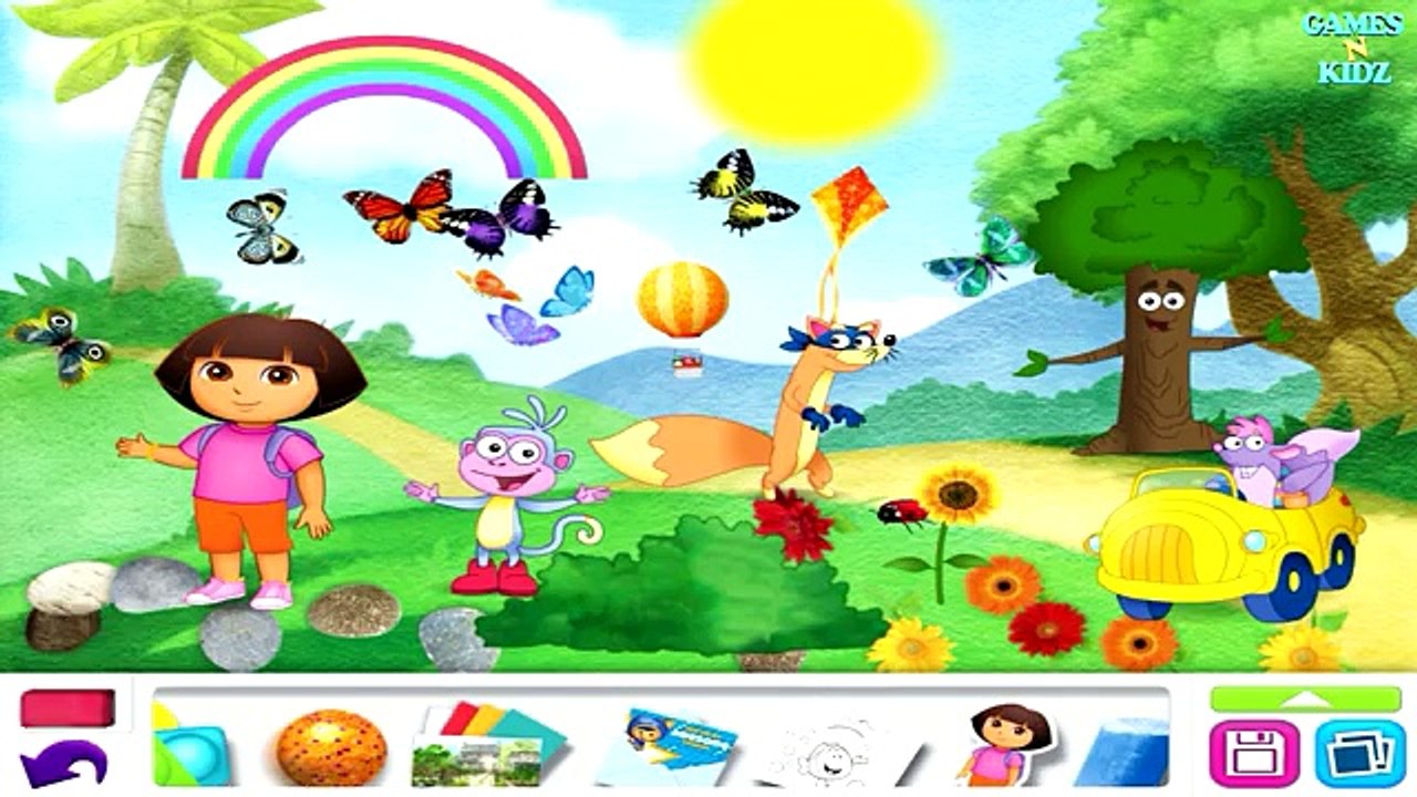 Dora The Explorer Draw & Play : Childrens Coloring Book Game - Nick Jr ...