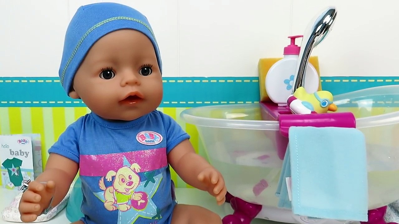 Bebé que hace pipí y popó Muñeco bebé interivo Baby Born que llora de ...