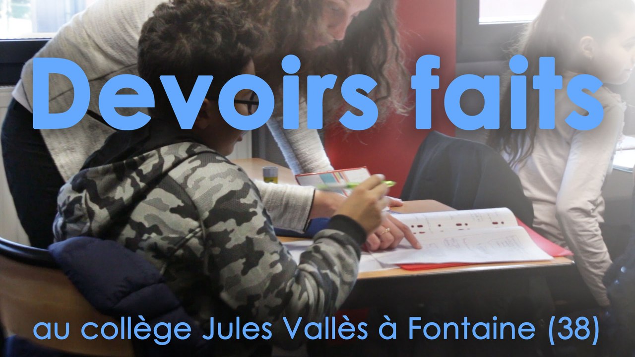 Devoirs faits - Un dispositif au service de la réussite de tous les élèves - Vidéo Dailymotion
