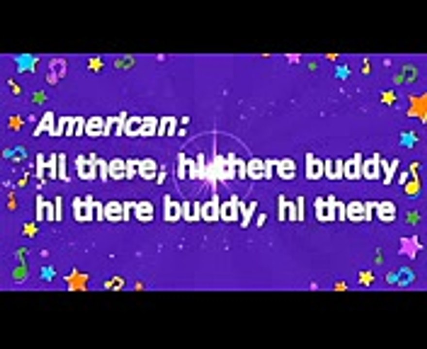 Hello Around the World Song Sing Hello in Different Languages Children ...